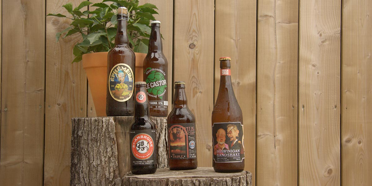 Local Quebec Microbrewery Beers